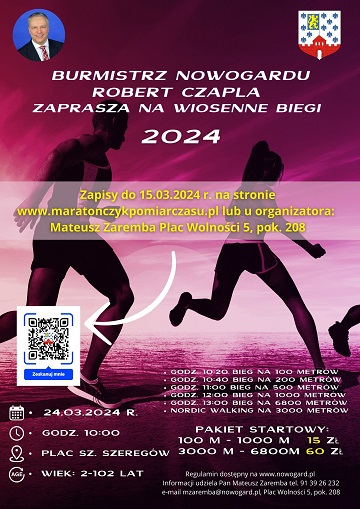 Wiosenne Biegi i Nordic Walking | Panel Maratończyk Pomiar Czasu